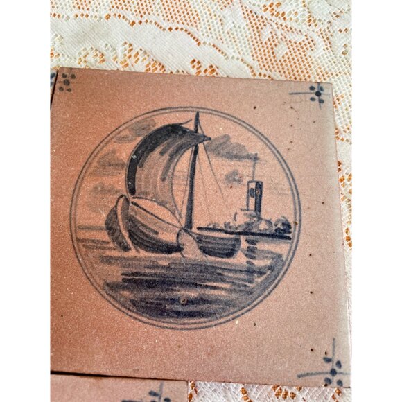 Vassels Immenrich | Accents | Antique 93s Set Of 3 German Clay Tiles ...